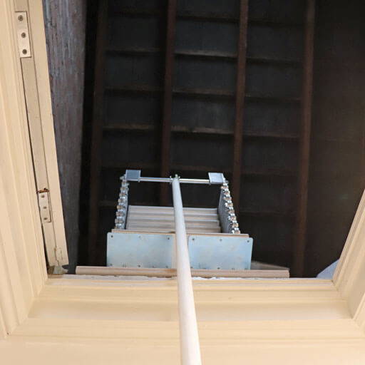 Glass Loft Hatch Ladder - case study - Premier Loft Ladders